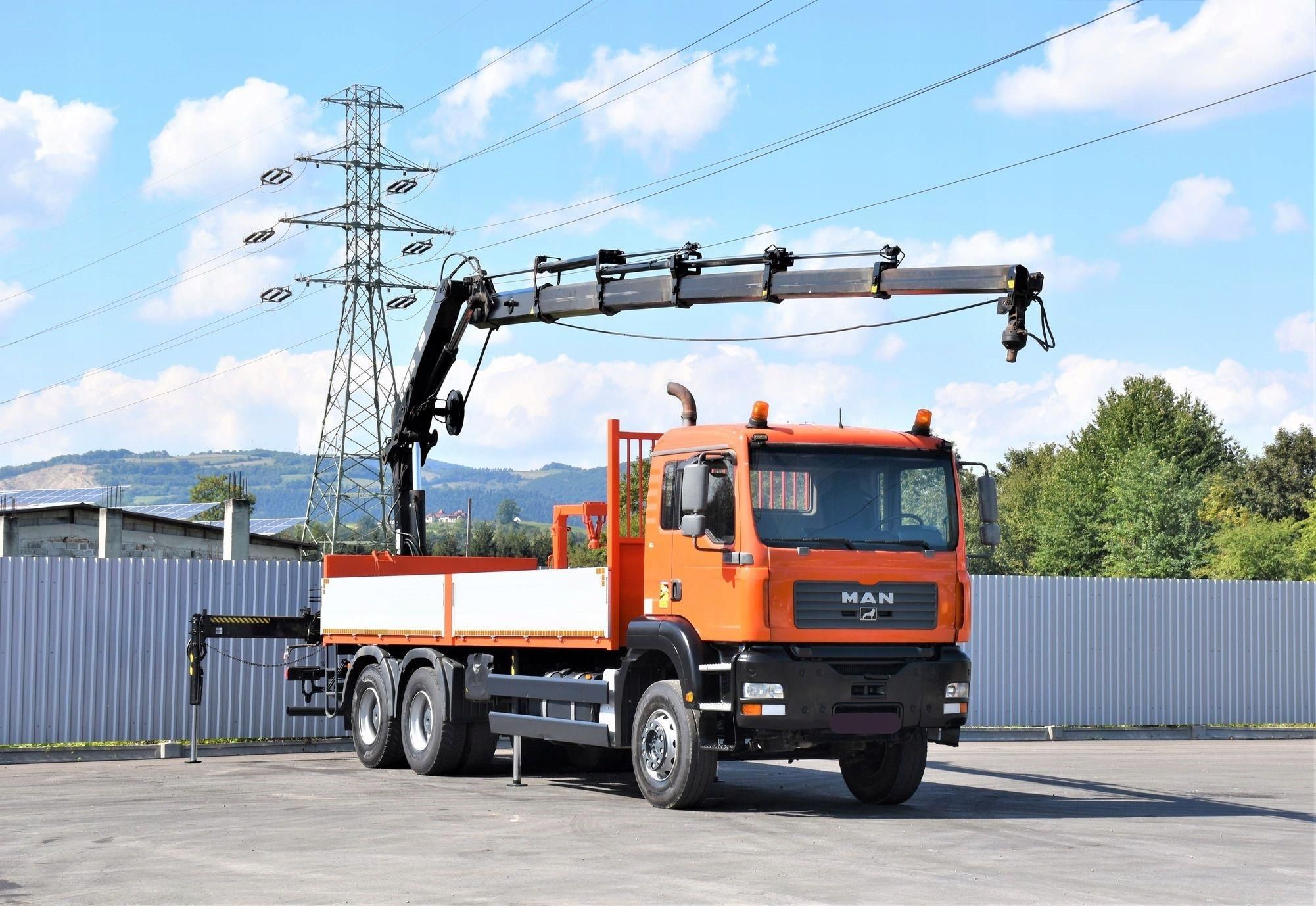 MAN TGA 33.350*SKRZYNIA 6,90m*HIAB 195-5+PILOT/6x4 - Opinie i ceny na ...
