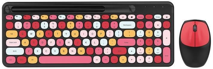 Zestaw klawiatura + mysz MOFII 888 czarno-czerwony (34330) - Opinie i ceny na Ceneo.pl