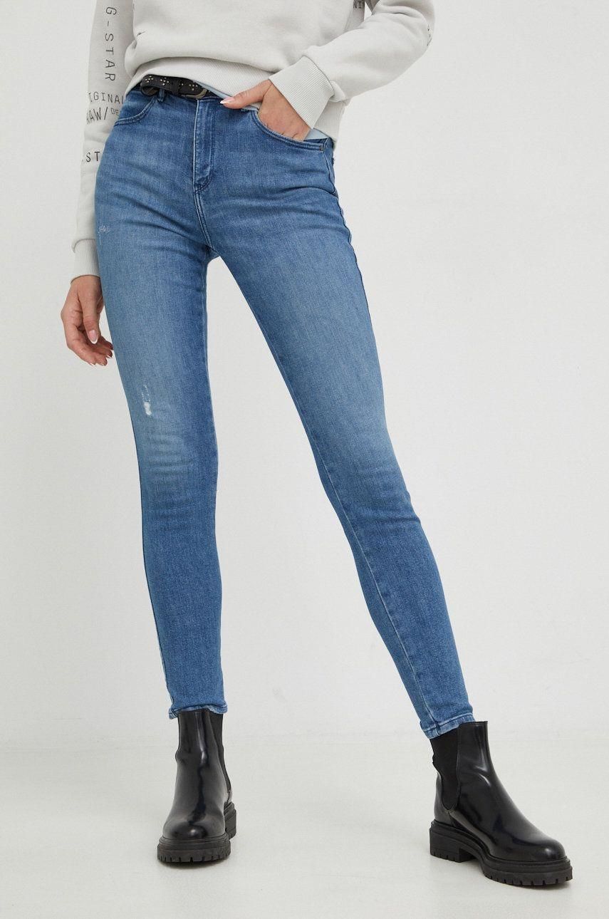 Wrangler jeansy High Rise Skinny Heath damskie high waist - Ceny i ...