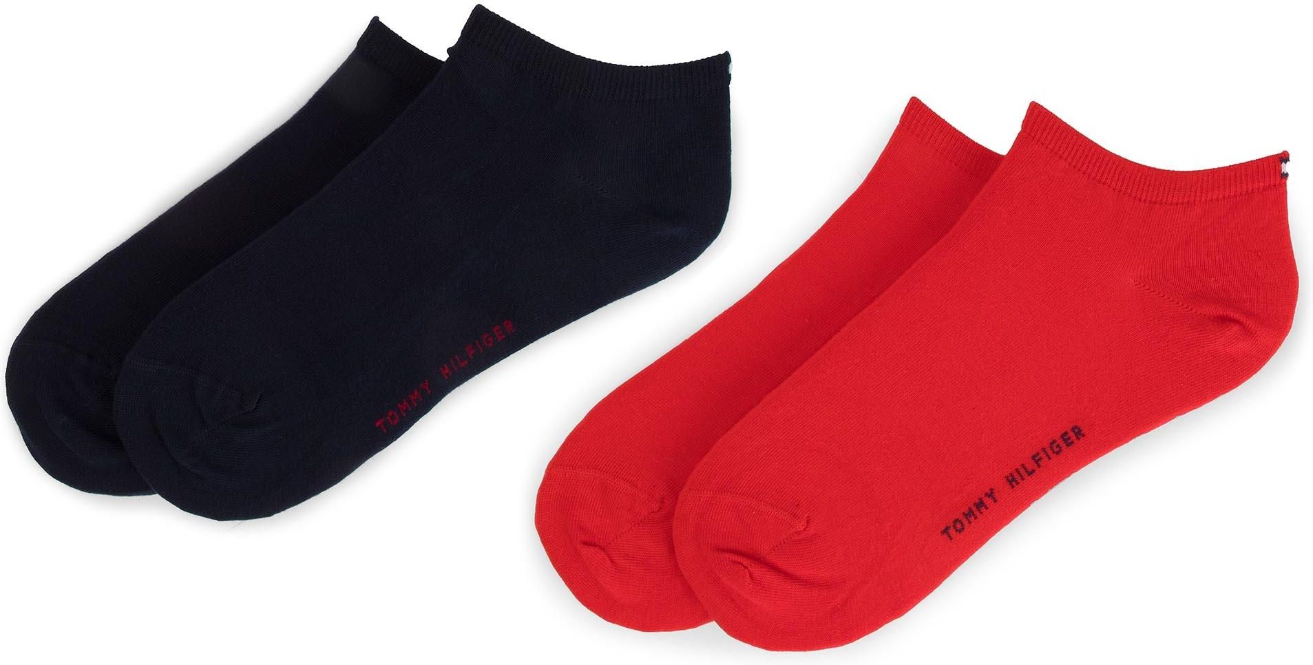 Zestaw 2 par niskich skarpet damskich TOMMY HILFIGER - 343024001 Red ...