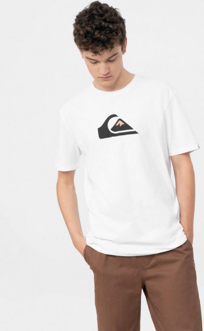 Męski t-shirt z nadrukiem QUICKSILVER Comp Logo - Ceny i opinie - Ceneo.pl