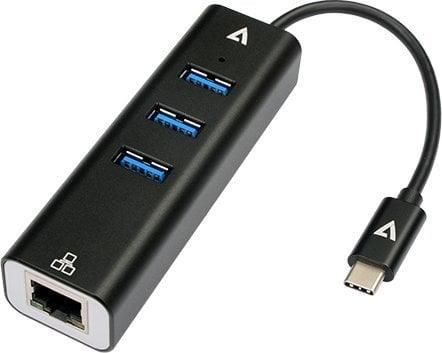Hub USB V7 Hub Usb 1X Rj-45 + 3X Usb-A 3.2 Gen1 (V7Ucrj45Usb3) - Opinie ...