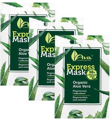 Maseczka Ava Express Mask Organic Aloe Vera Regeneracja I Odbudowa 3 X ...