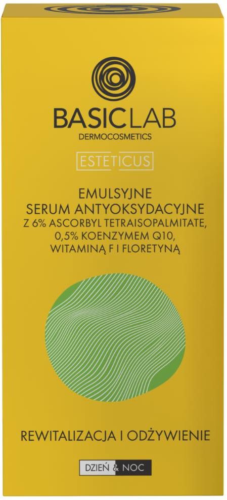 Serum do twarzy Basiclab Serum Antyoksydacyjne Do Twarzy 30 ml - Opinie i ceny na Ceneo.pl