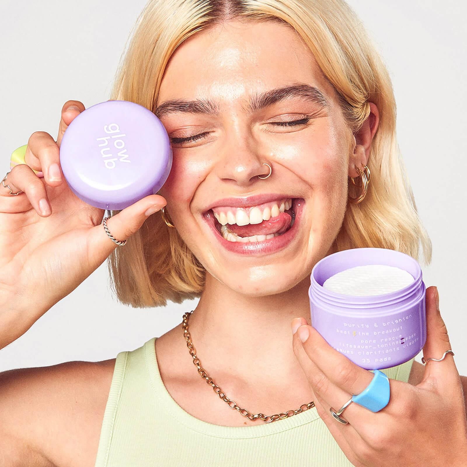 Glow Hub Purify & Brighten Pore Rescue Lifesaver Toning Pads 35Szt ...