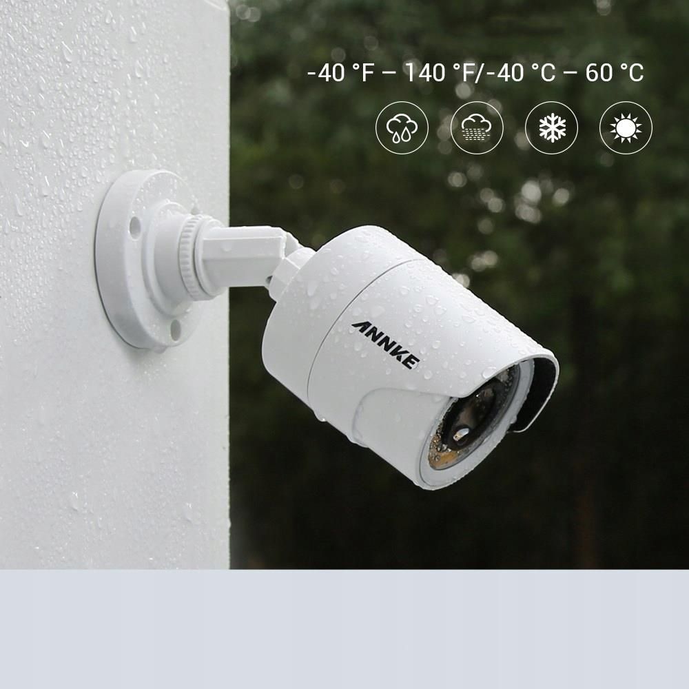 Zestaw do monitoringu Annke 8Ch System Kamer Bezpieczeństwa 1080P-1Tb ...