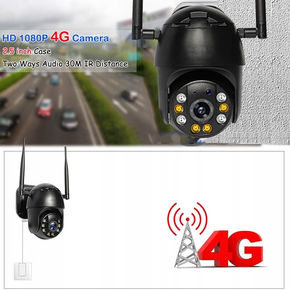 Kamera przemysłowa G Vision Kamera Cam Sim 3G 4G Gsm Lte Obrotowa ...