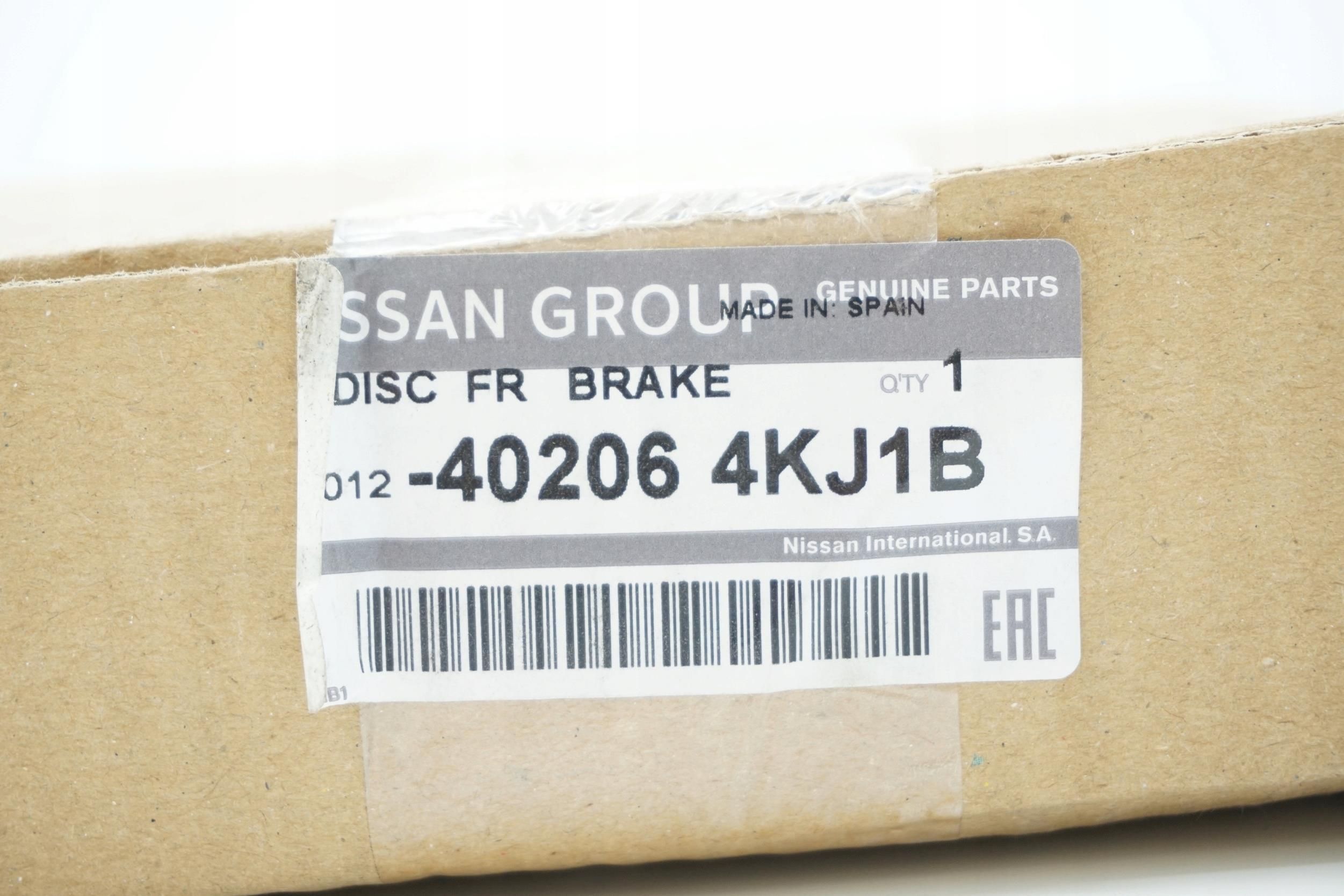 Nissan Oe Tarcza Hamulcowa Przód Navara 402064Kj1B - opinie i ceny na ...