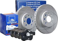 Klocki hamulcowe Ate Tarcze Nacinane Plus Klocki Przód Do Audi A6 C5 288 24 0325 0105 1 - Opinie ...