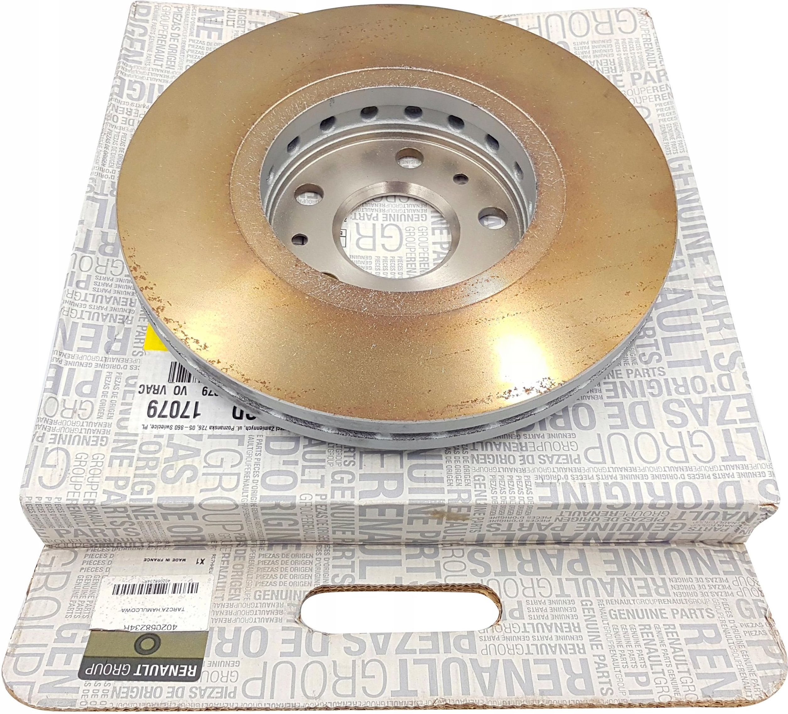 Renault Oe Renault Kangoo 1 6 16V Tarcza Hamulcowa Przód Oe 402068234R ...