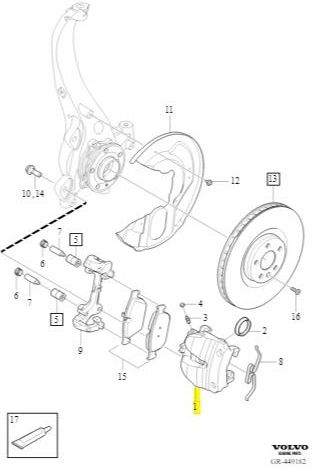 Volvo Oe Zacisk Hamulcowy Lewy Przód Volvo 36010244 - Opinie i ceny na ...