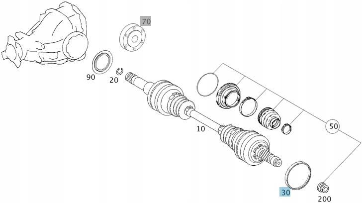 Mercedes Benz Oe Oryginalny Pierścień Abs Mercedes A230357018264 ...