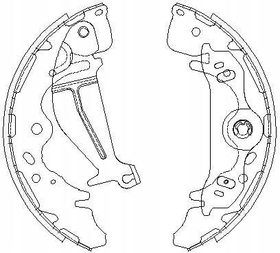 Szczęka hamulcowa Remsa Szczęki Hamulcowe 583054Aa30 583054Ha00 C005 ...