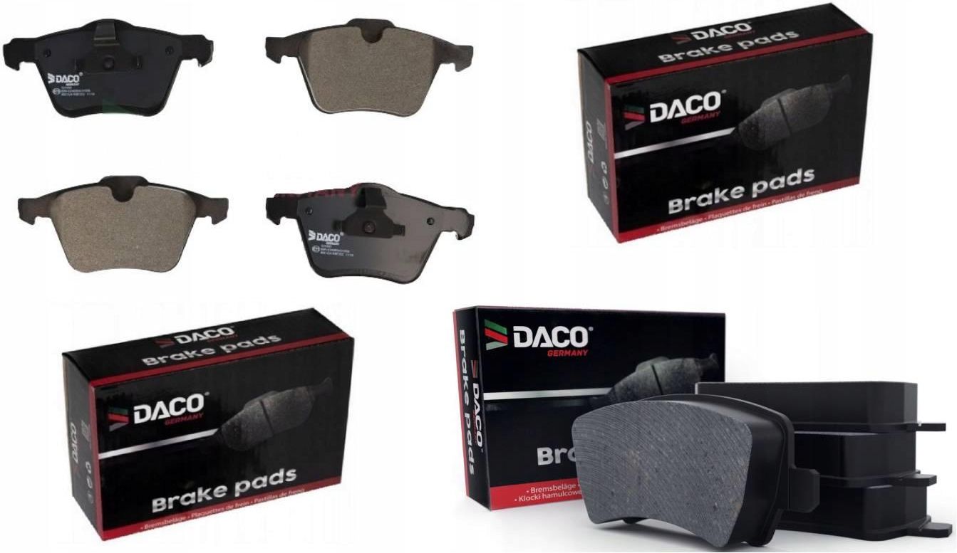 Klocki hamulcowe Daco Klocki Hamulcowe Przód Tył Volvo Xc70 Ii 07 16 30793857 30793539 1431178 ...