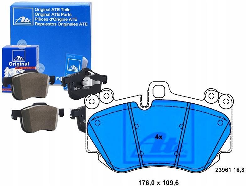 Klocki hamulcowe Ate Klocki Hamulcowe Audi R8 Lamborghini Huracán Evo P ...
