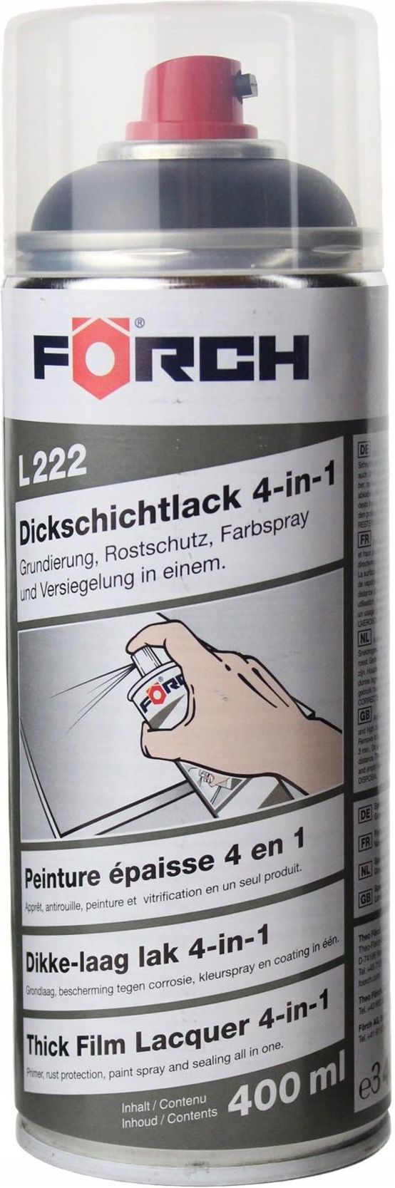 Forch 4W1 Lakier Spray Antracyt Ral 7016 400Ml - Opinie i ceny na Ceneo.pl