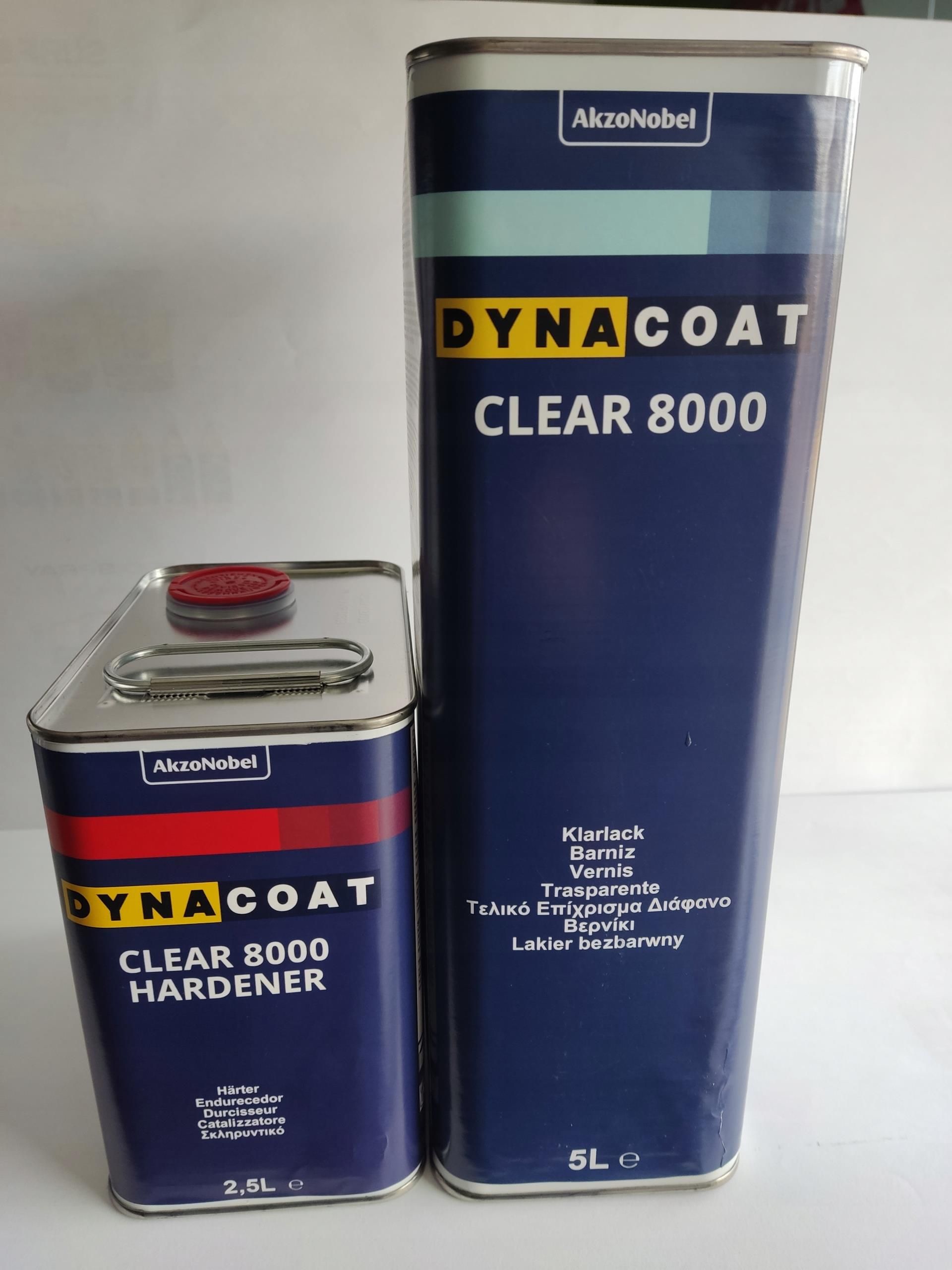 Dynacoat Lakier Bezbarwny Dyna Clear 8000 Kpl 7.5L - Opinie i ceny na Ceneo.pl