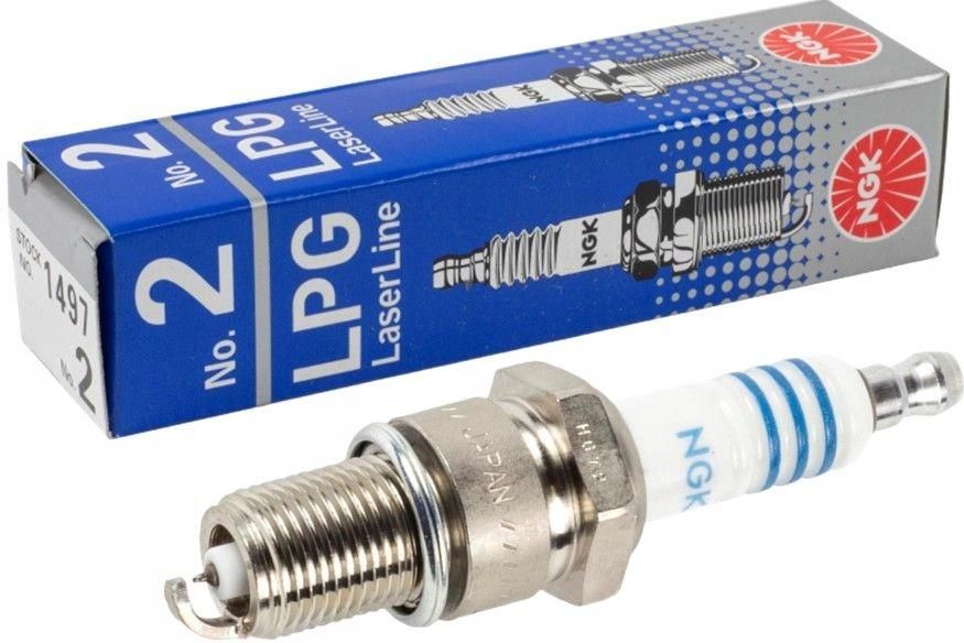 Świeca samochodowa Ngk Świeca Zapło Laser Line Lpg 2 1497 Ll2 Lpg2 2 ...