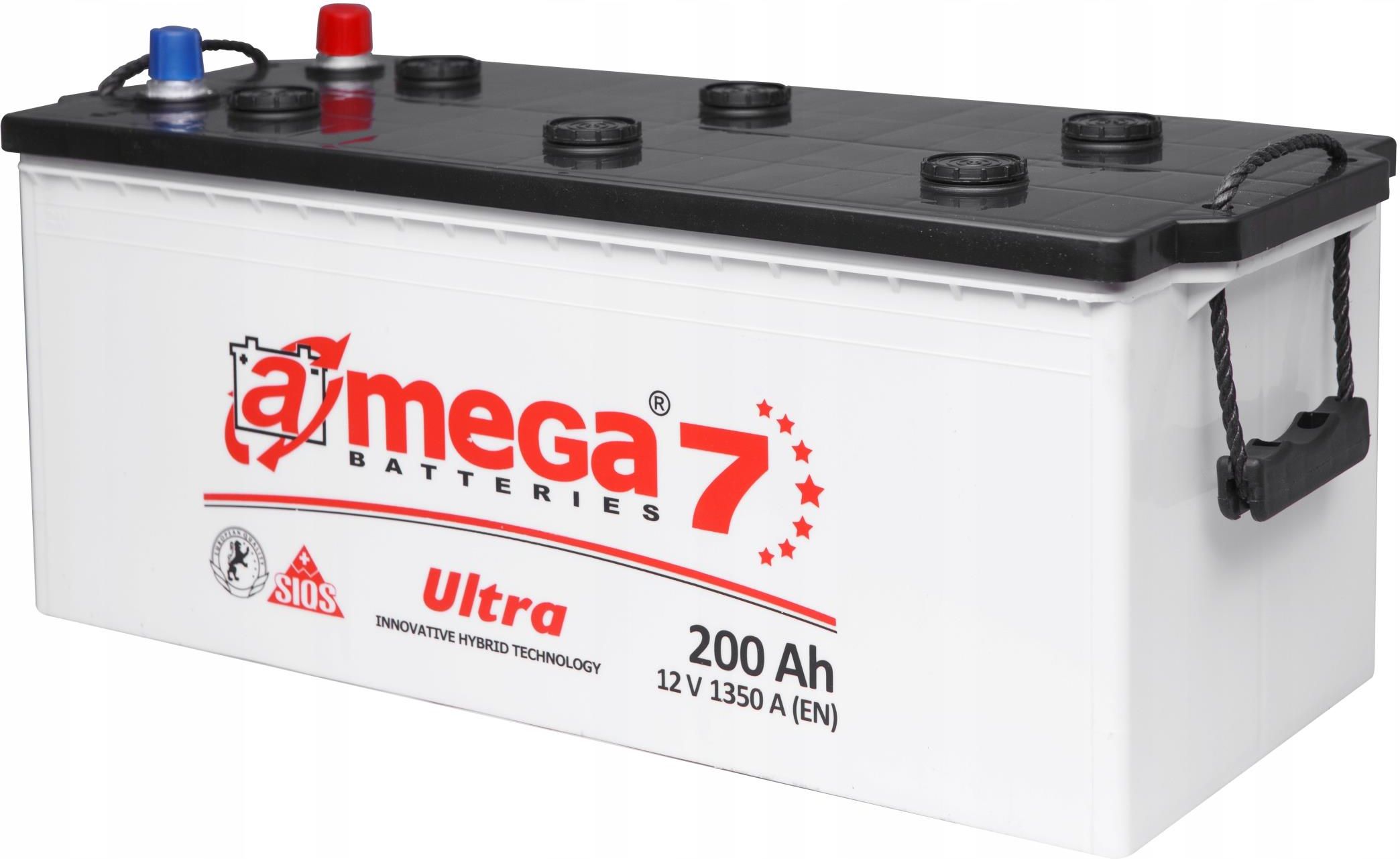 Amega Akumulator Ultra M7 12V 200Ah 1350A 6Ct 200 A3 - Opinie i ceny na ...
