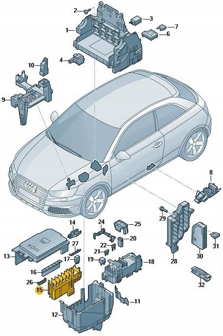 Seat Oe Główne Gniazdo Bezpiecznika Skoda Vw Audi 6C0937550C - Opinie i ...