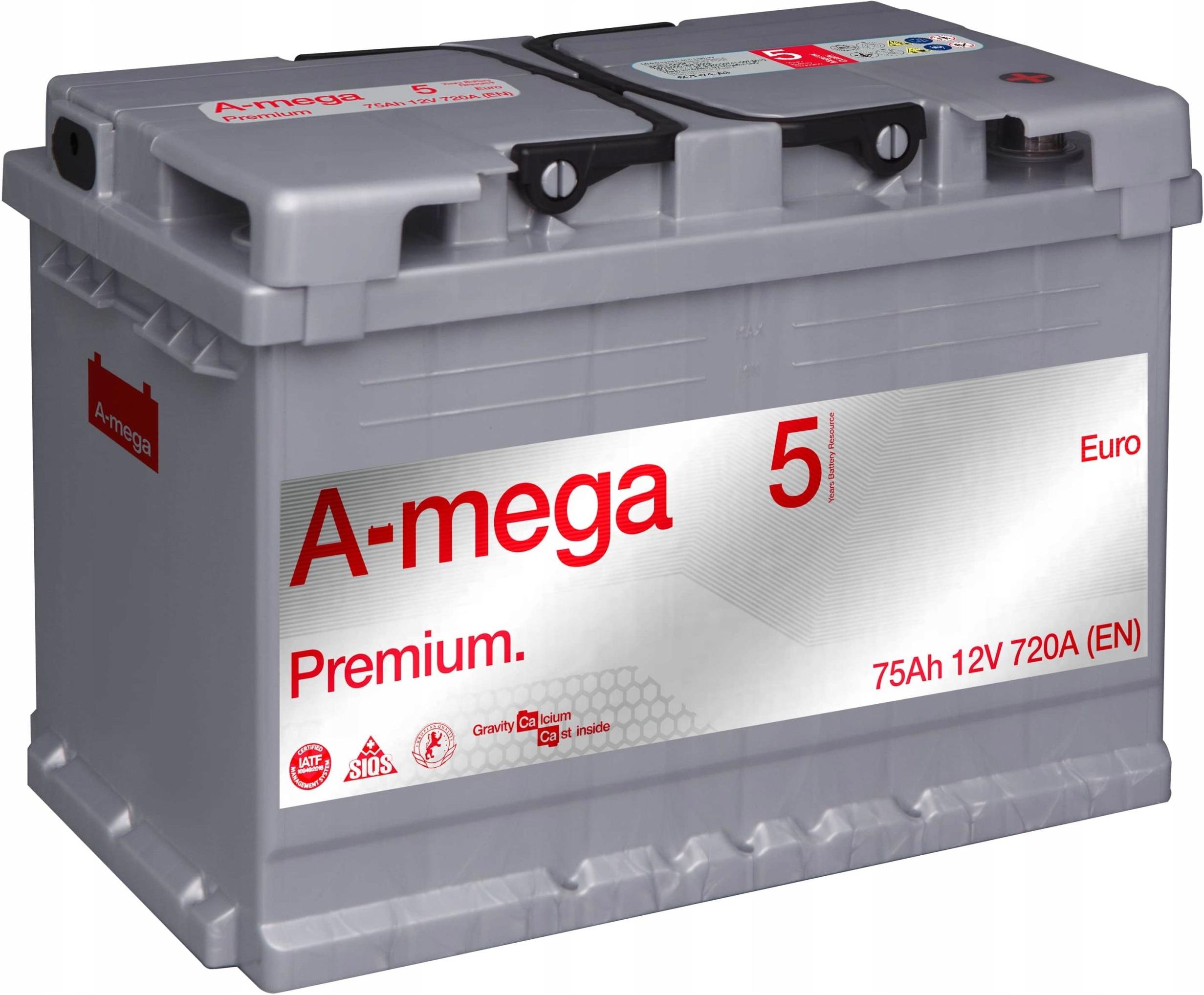 Amega Akumulator Ultra M7 75Ah 790A P Plus 6Ct 75 A3 - Opinie i ceny na ...