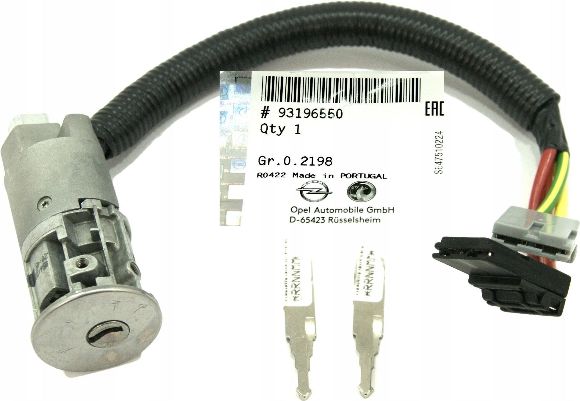 Opel Oe Stacyjka Trafic Ii Vivaro Primastar Oryginał 93196550 - Opinie ...