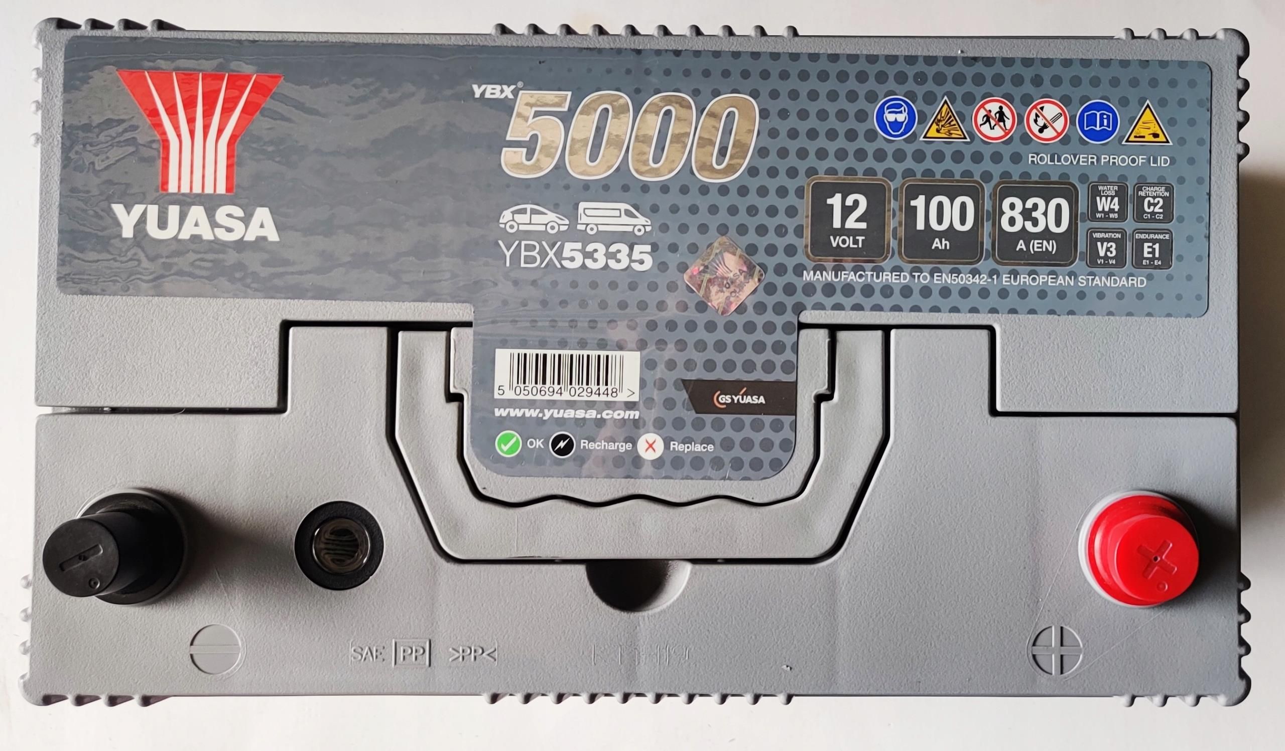 Yuasa Akumulator Ybx 12V 100Ah 830A P Plus Mazda 5335 - Opinie i ceny ...