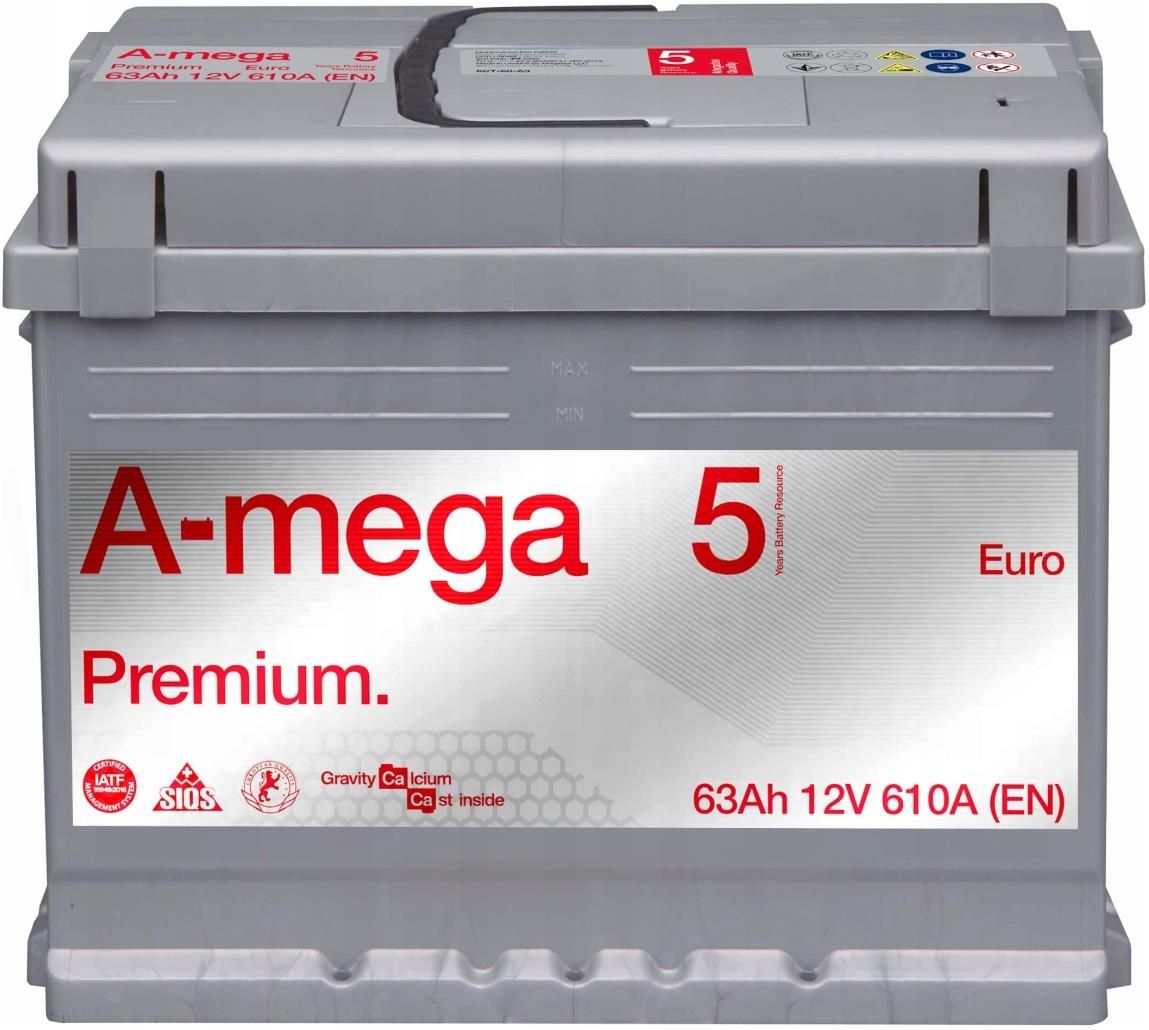 Amega Akumulator M5 63Ah 610A Amper Megatex Am5 63 - Opinie i ceny na ...