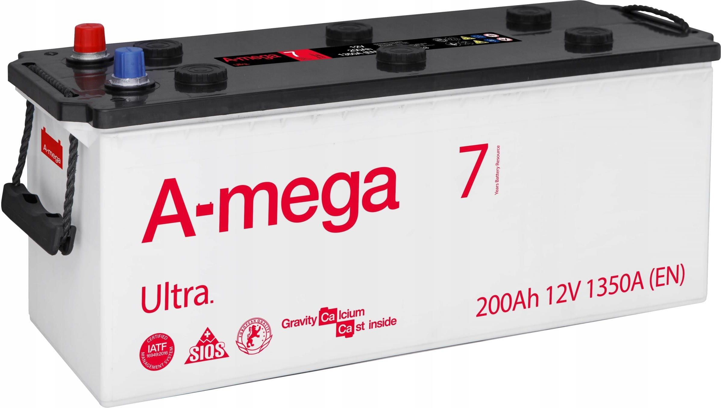 Amega Akumulator Ultra M7 12V 200Ah 1350A 200Ah 1350A - Opinie i ceny ...