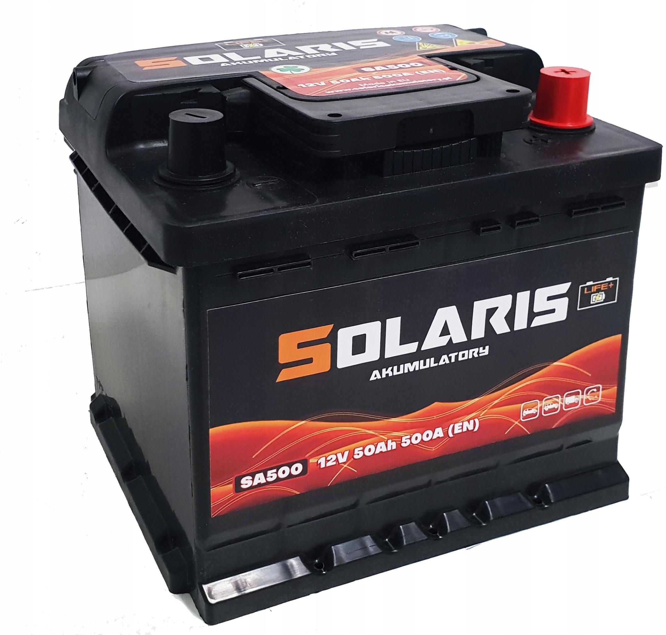 Solaris Akumulator 50Ah 500A Cb500 Sa500 - Opinie i ceny na Ceneo.pl