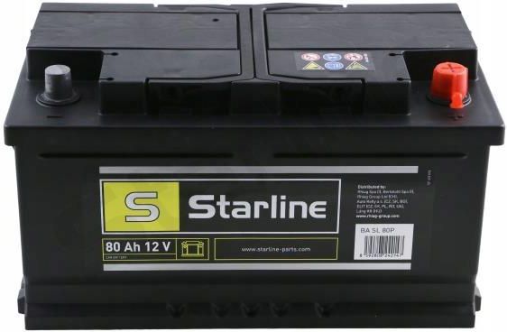 Starline Akumulator 12V 80Ah 740A 3 Lata Gwarancji S Ba Sl 80P - Opinie ...