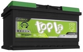 Topla Akumulator 105Ah 950A P Plus Tab Start Stop Agm 114105 - Opinie i ...