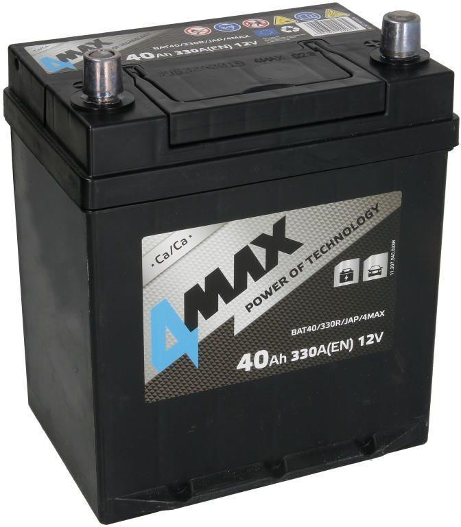 4Max Akumulator 12V 40Ah 330A P Plus Bat40 330R Jap 4Max - Opinie i ...