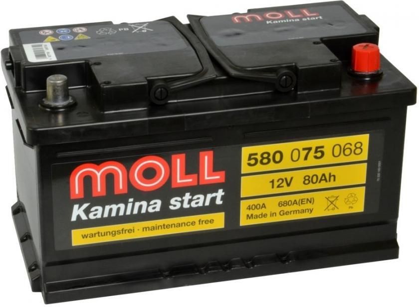 Moll Akumulator 80Ah 680A P Plus Kamina 315X175X175Mm Mk58075 - Opinie ...