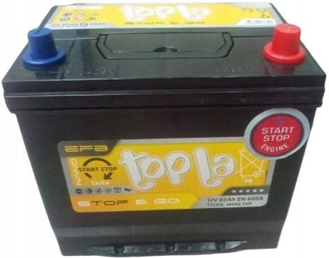 Topla Akumulator 60Ah 600A P Plus Tab Start Stop Efb 112260 - Opinie i ...