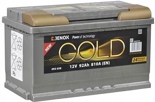 Jenox Akumulator Gold 12V 92Ah 810A Jg92 - Opinie i ceny na Ceneo.pl