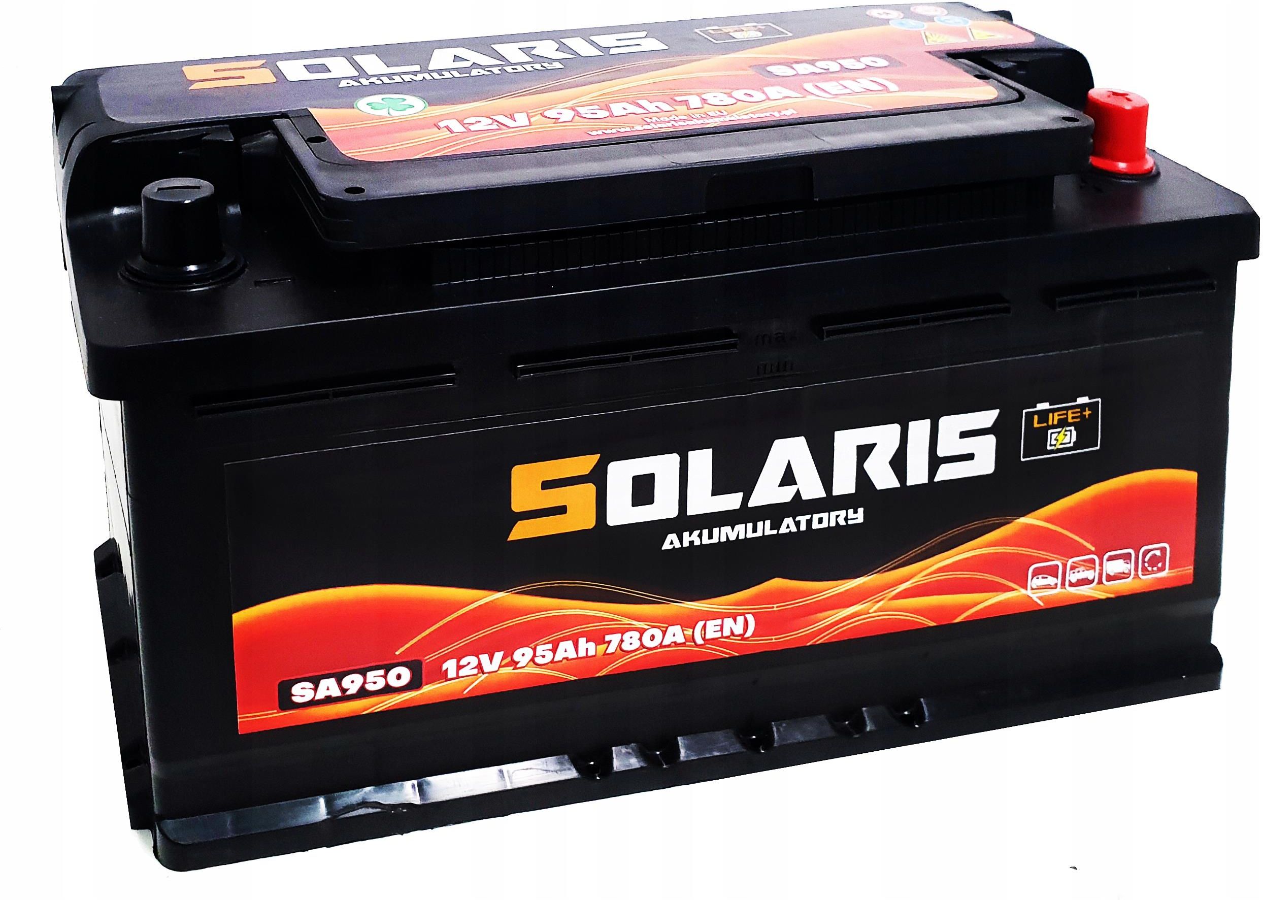 Solaris Akumulator 95Ah 780A Sa 100 950 - Opinie i ceny na Ceneo.pl