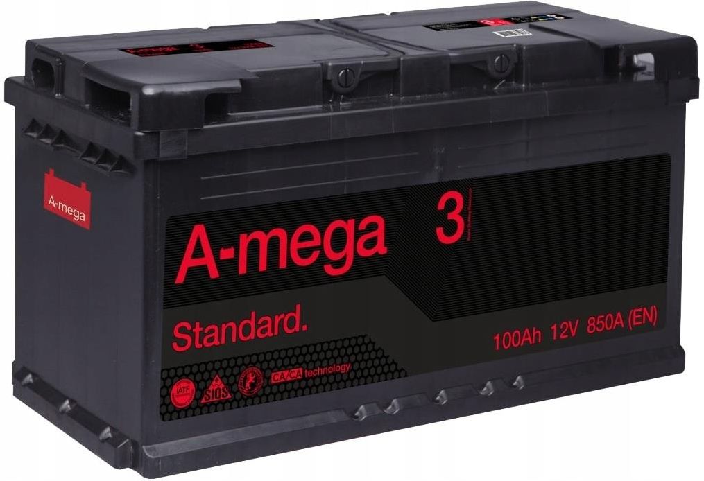 Amega Akumulator Standard M3 100Ah 850A P Plus 6Ct 100 A3 - Opinie i ...
