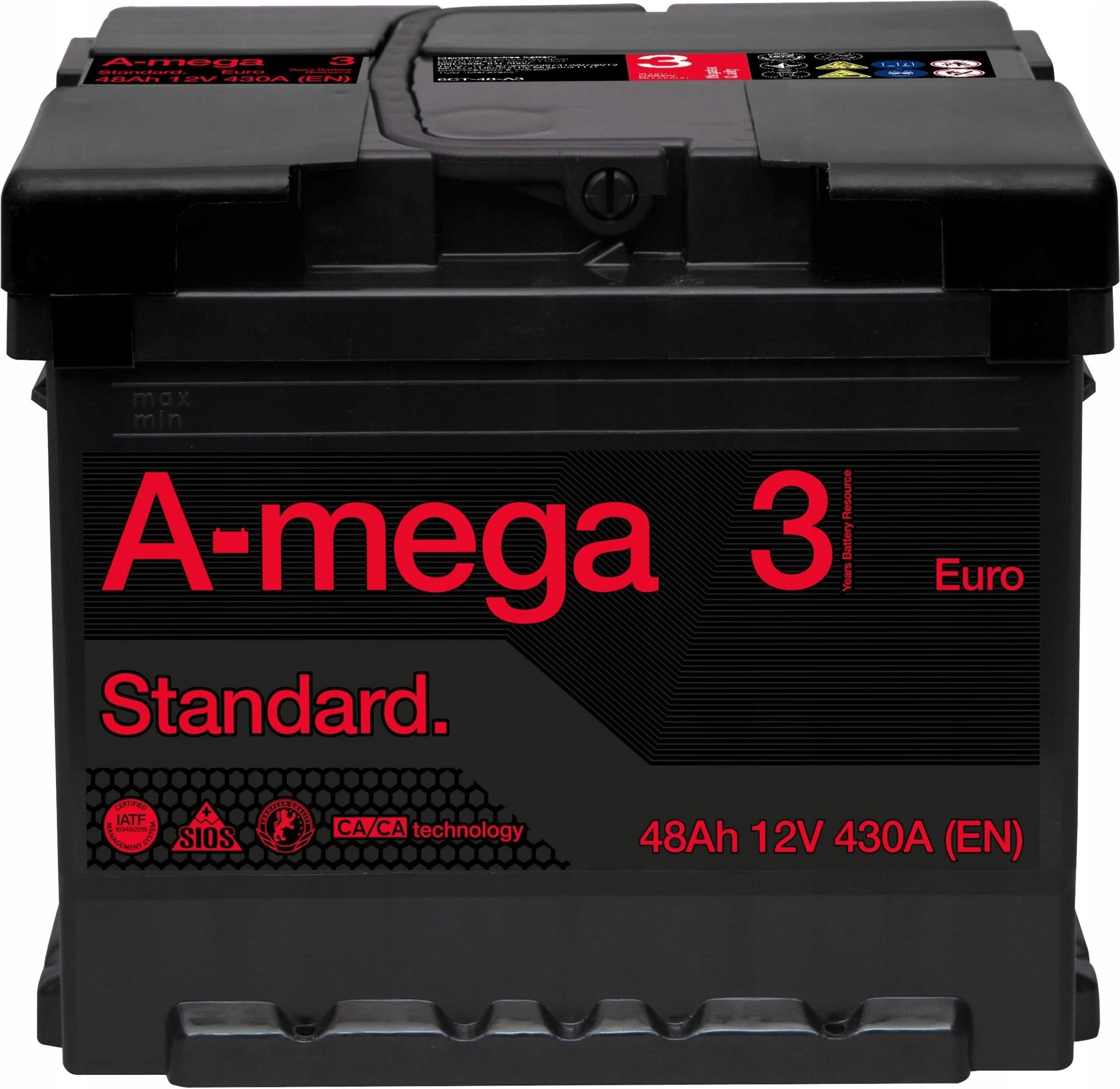 Amega Akumulator 3 Standard 48Ah 430A 6Ct 48 A3 - Opinie i ceny na Ceneo.pl