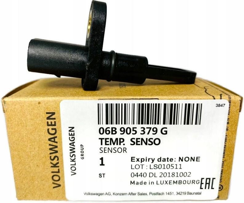 Volkswagen Oe Czujnik Temperatury Powietrza Vw 06B905379G - Opinie i ...