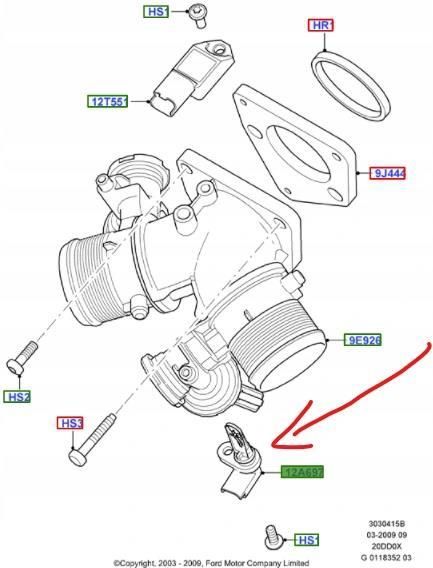 Ford Oe Czujnik Temperatury Powietrza Mondeo Mk4 3M5A12A697Ad - Opinie ...