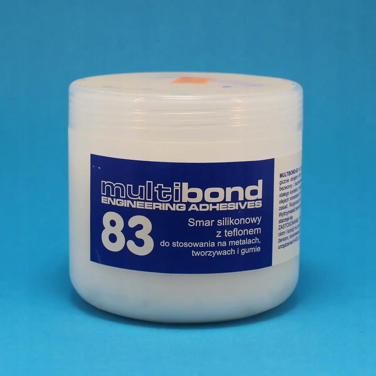 Multibond-83 500G Smar Silikonowy Z Teflonem - Opinie i ceny na Ceneo.pl