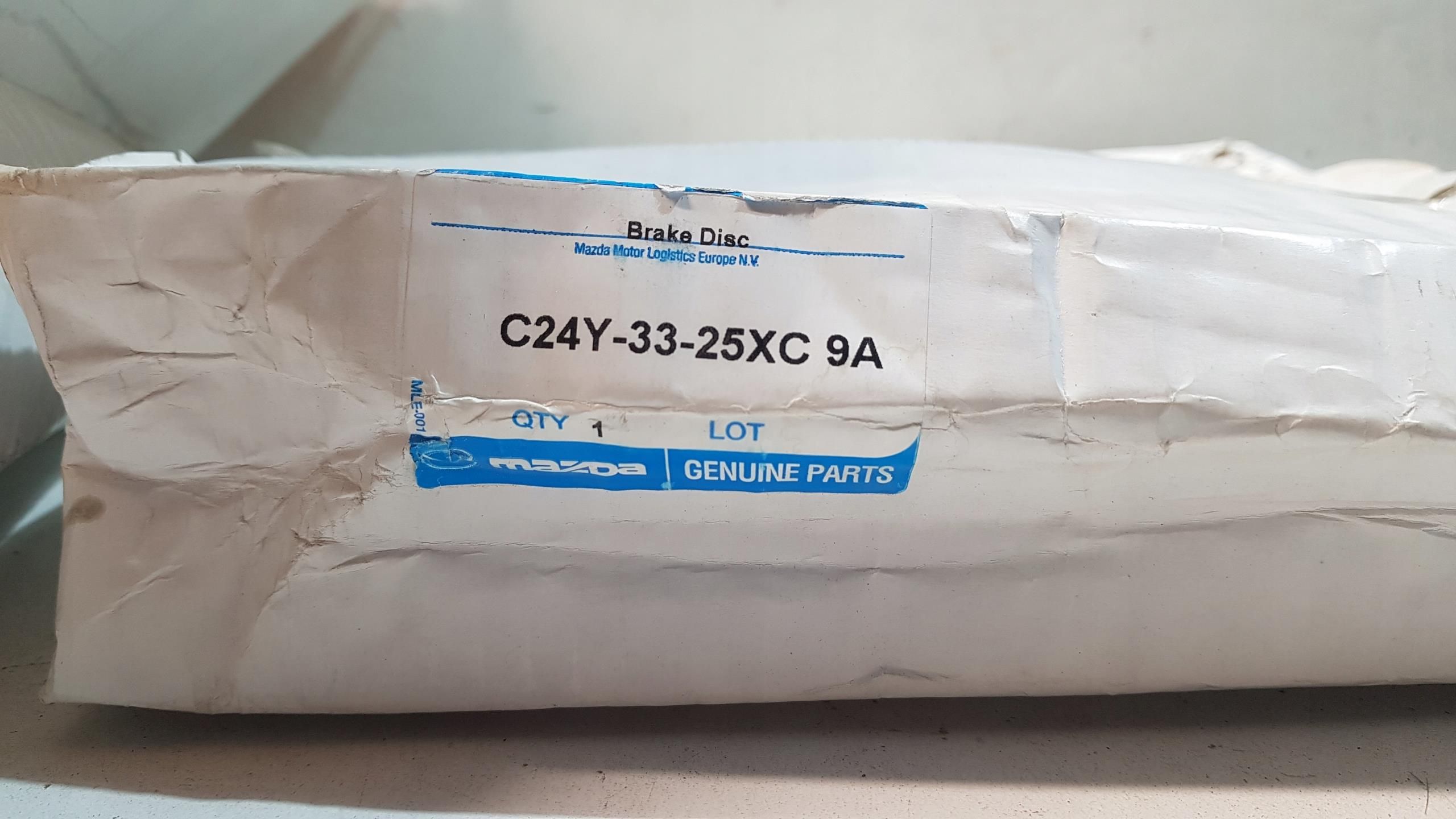 Mazda Oe C24Y 33 25Xc9A Tarcza Hamulcowa Mazda 3 5 Oryginał C24Y 33 25Xc9A C24Y 33 25Xc 9A ...