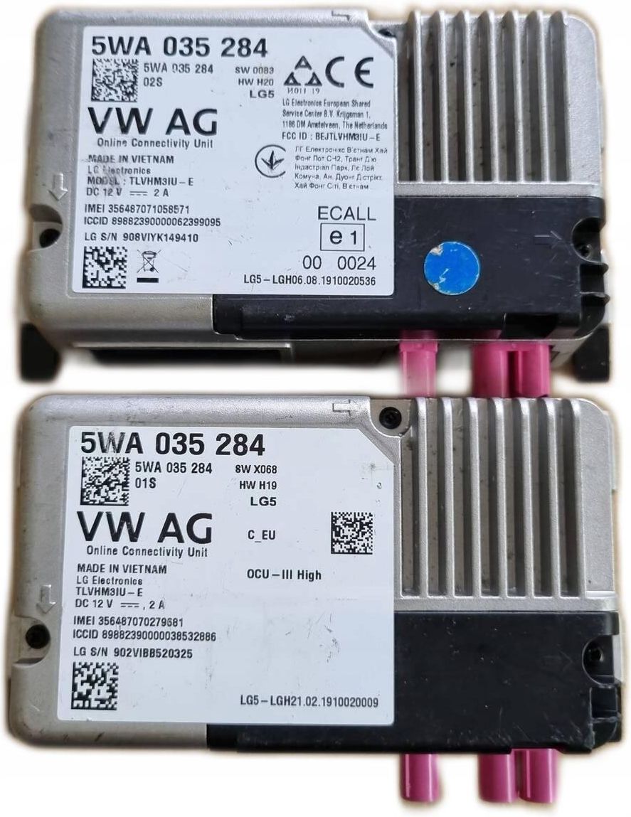 Wyposażenie elektryczne Volkswagen Oe Moduł Usług Online Audi Vw Seat ...