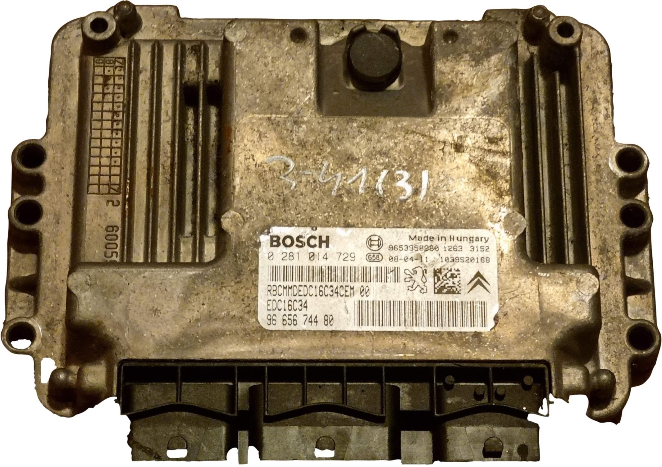 Citroen Oe Ecu C4 Picasso 1 6 Hdi 0281014729 281014729 - Opinie i ceny ...
