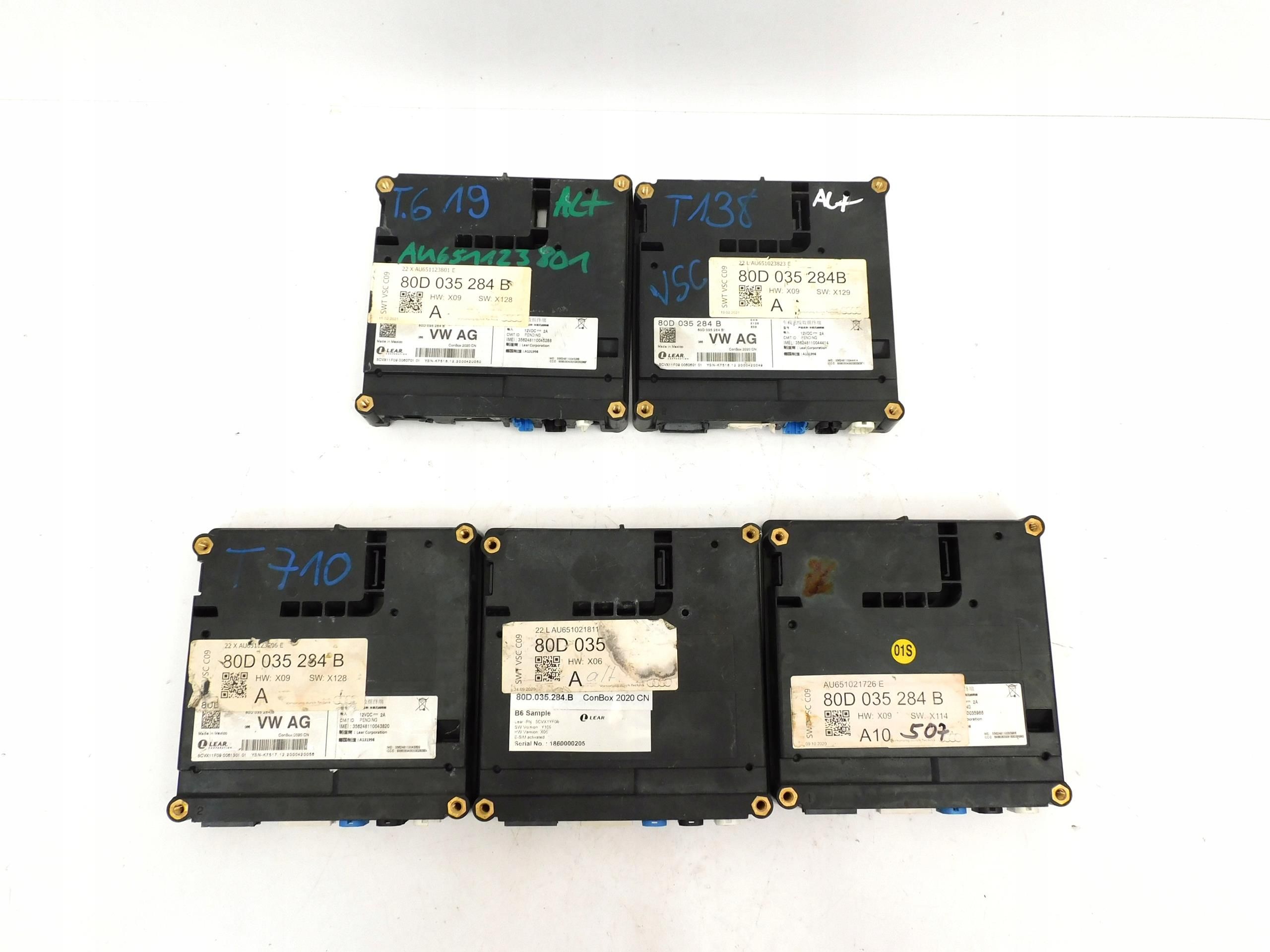 Wyposażenie elektryczne Audi Oe Vw Moduł Conbox High Sterownik ...