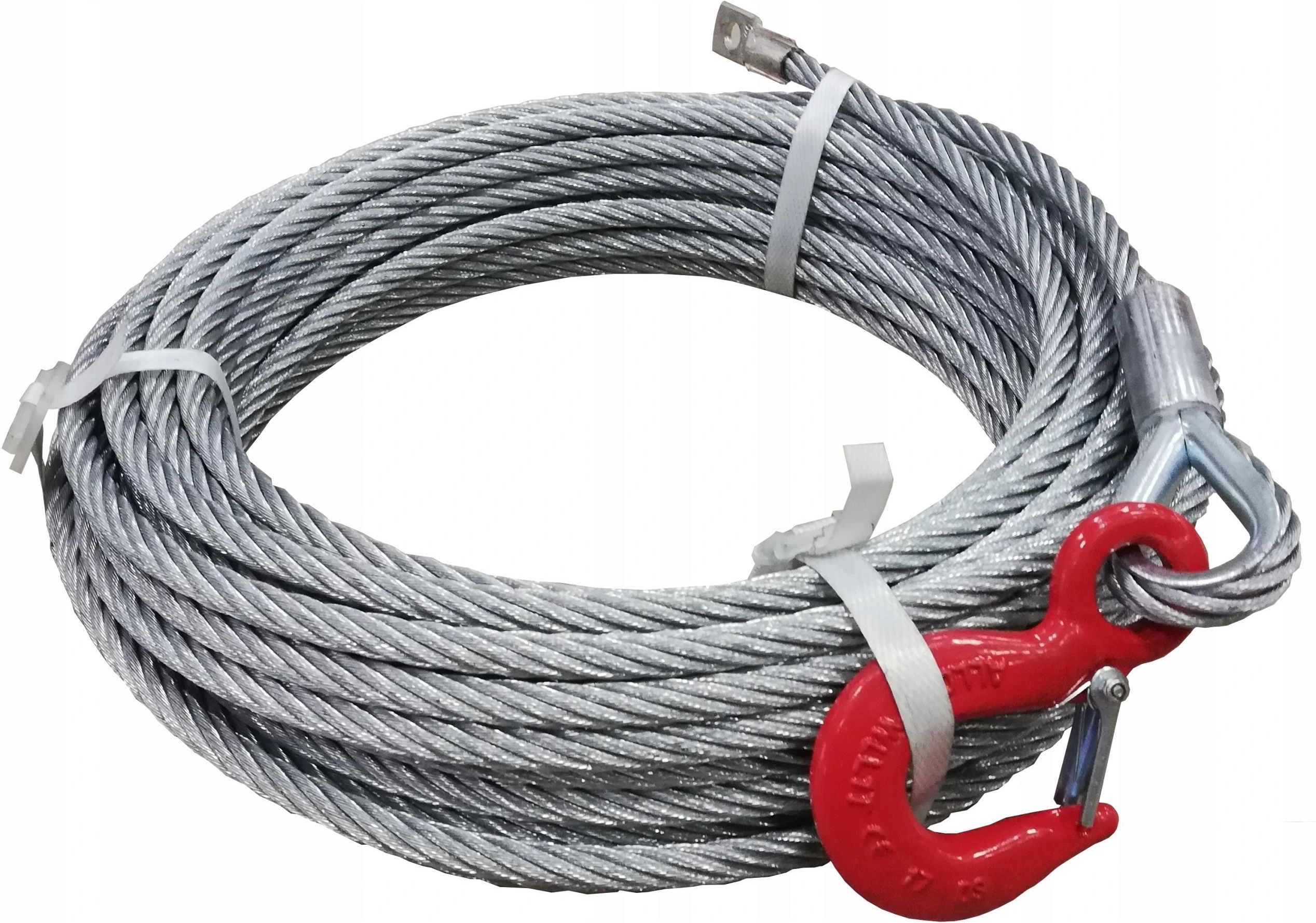 Metalmex Instal Lina Stalowa Do Wyciągarki Wciągarki 5Mm 30M Hak - opinie i ceny na Ceneo.pl