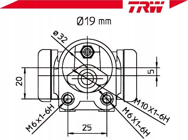 Trw Cylinderek Hamulcowy Dacia Logan 1 4 Mpi Lpg Bwd303 Trw Box ...