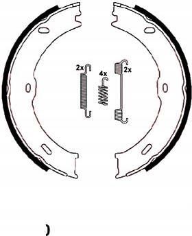 Szczęka hamulcowa Zimmermann Szczęki Hamulcowe 9064200320 2E0698525 Zim ...