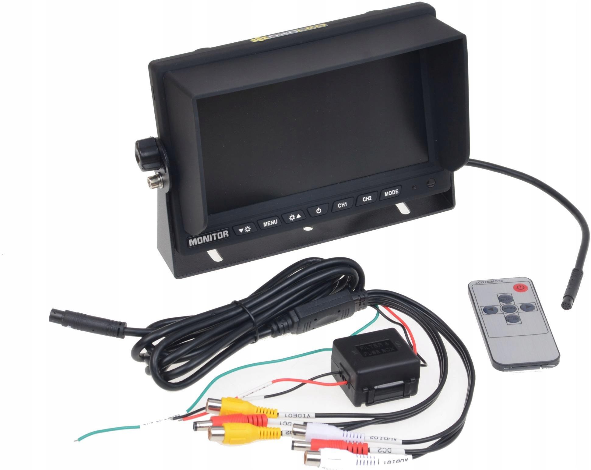 Czujniki parkowania Nxnled Monitor Lcd Hd 7 12V 24V Do Kamera Cofania ...